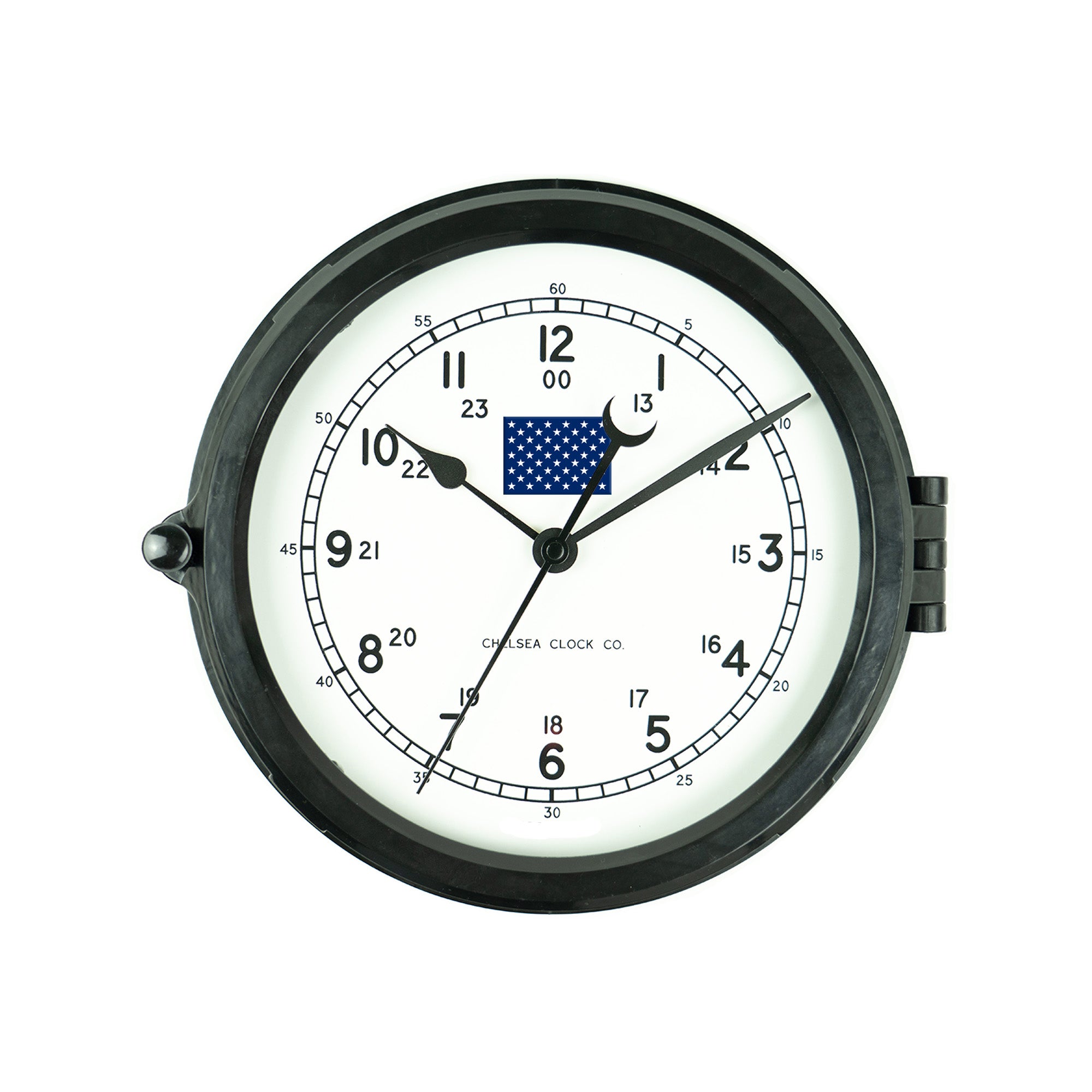White Naval Deck Clock | U.S. Navy Jack of the United States – Chelsea ...