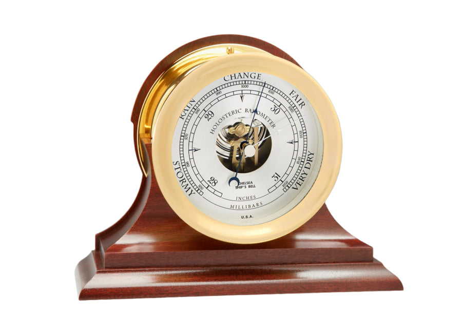 Handcrafted Nautical Barometers - Weather Barometers – Chelsea Clock