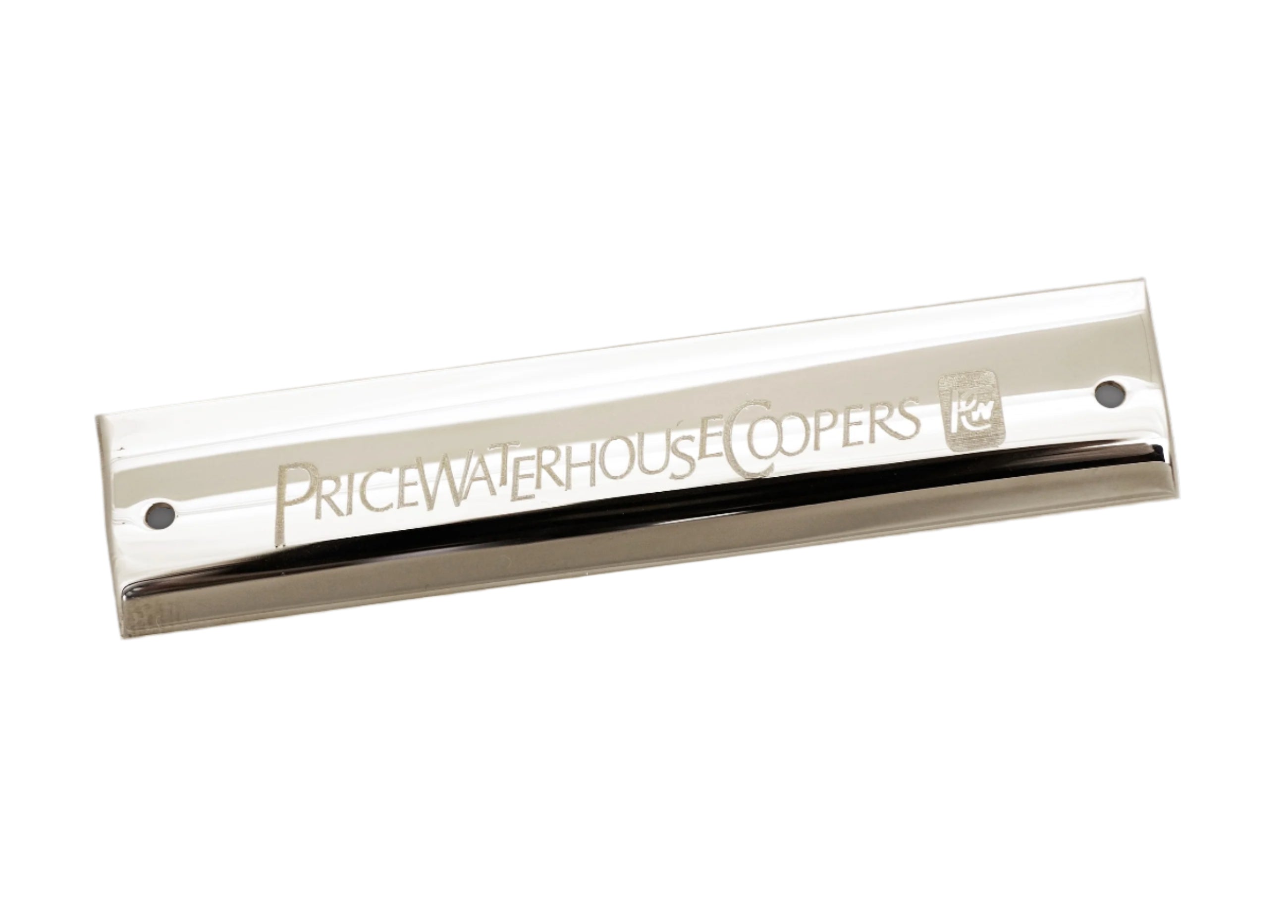 Curved Nickel Engraving Nameplate | Chelsea Clock