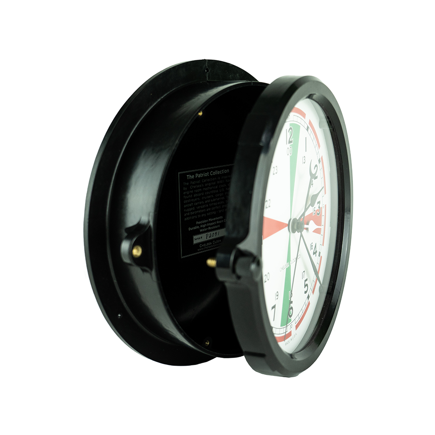 Naval 24-Hour Radio Room Clock - Chelsea Clock